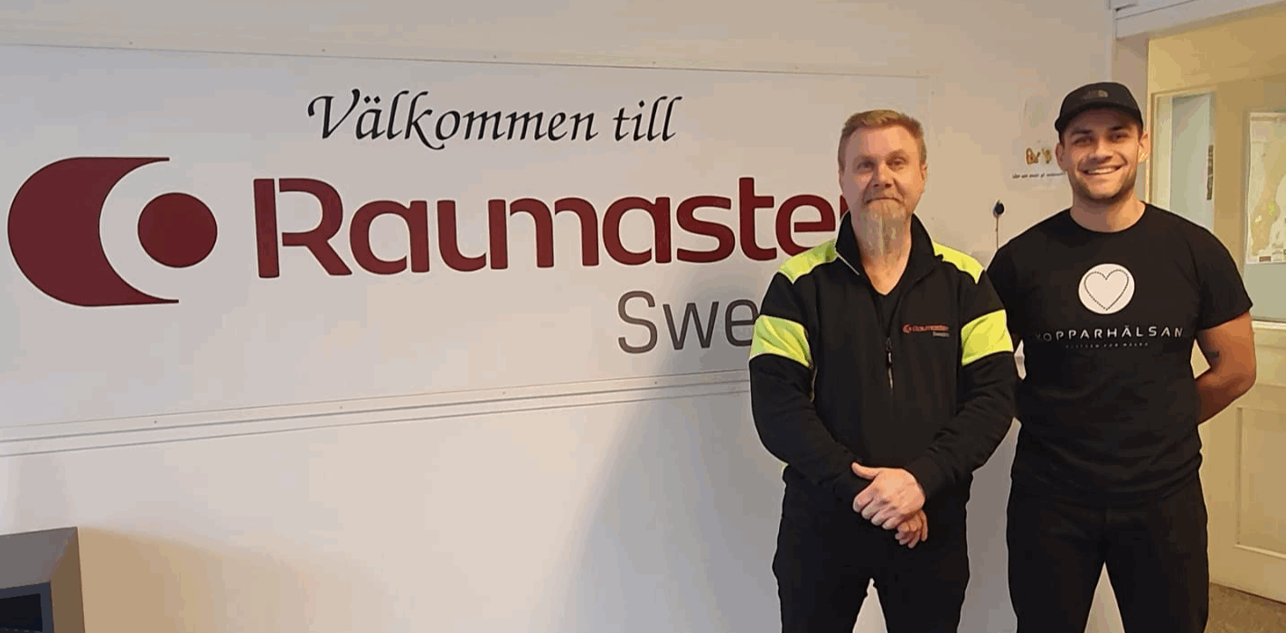 Raumaster väljer Kopparhälsan - Kopparhälsan